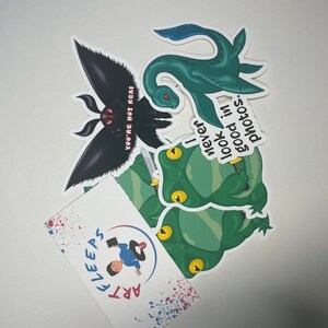 Funny Squonk Cryptid Sticker Crying / Cryptidcore / Paranormal ...