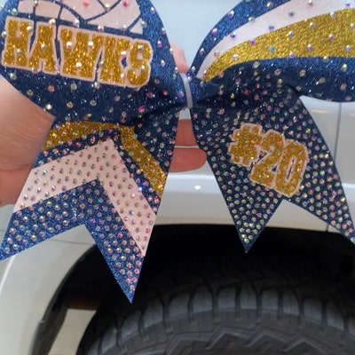 Kick Swish Vinyl Cheer Bow File Template Instant File - Etsy