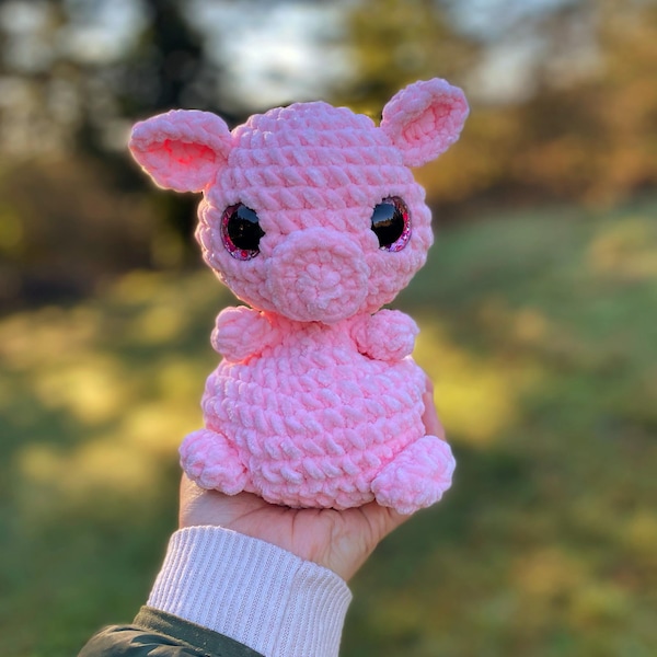 Crochet PATTERN: Pepe the Couch Pig - Weighted Amigurumi (english ...
