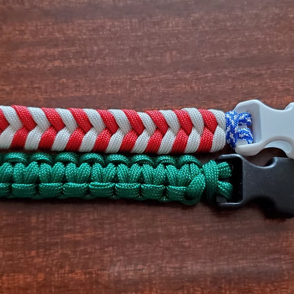 American Flag Paracord Bracelet (god Bless the USA!) - Etsy