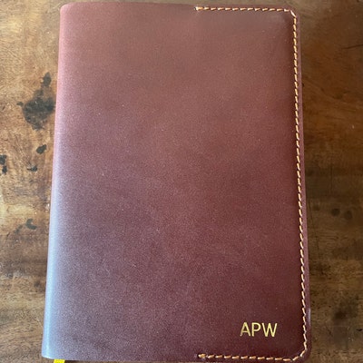 Custom Made Leather Book Cover Personalised Leather Book Covers - Etsy