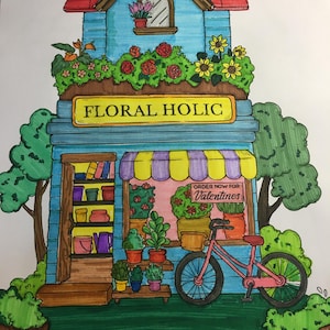 Pocket World: Miniature Worlds Coloring Book by Coco Wyo - Etsy