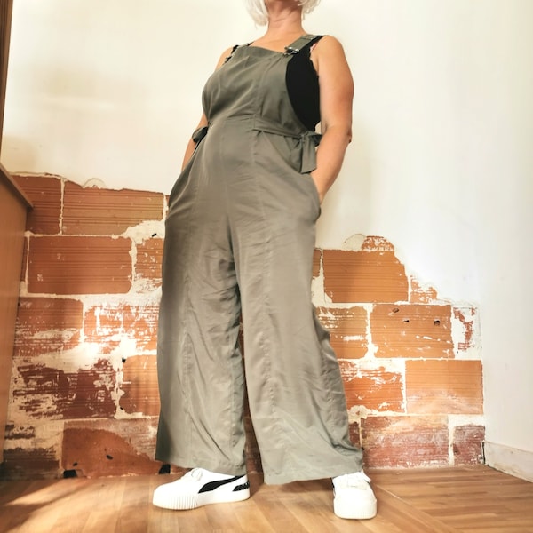 Side-tie Dungarees PATTERN - Digital Pdf + Video Tutorial, Overalls ...