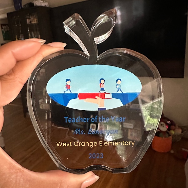 Apple Trophy / Teacher Award / Student Award / Education Trophy ...