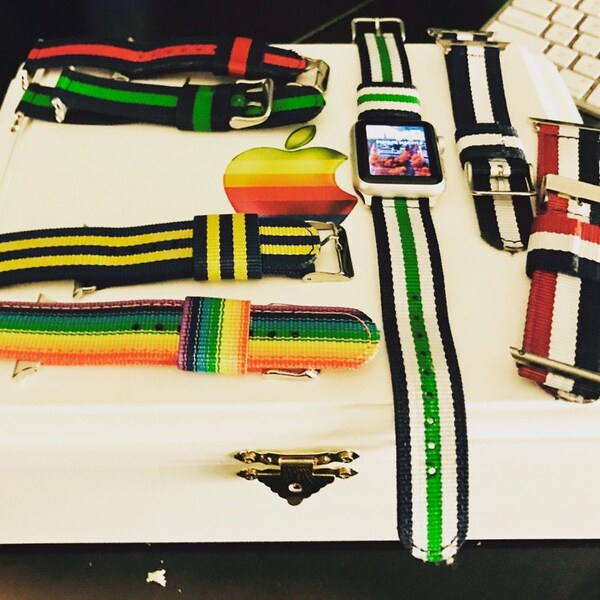 Moai Custom Apple Watch Strap for 38mm, 40mm, 42mm, and 44mm for Men ...