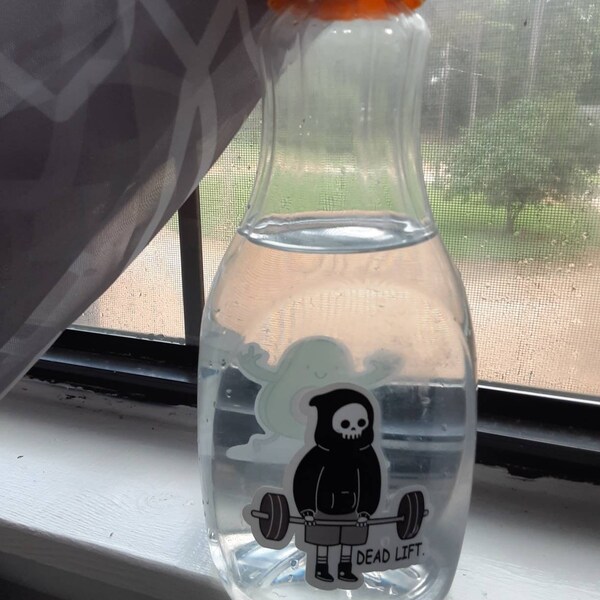 Dead Lift Sticker, Funny Vinyl Sticker, PREMIUM Quality, Laminated ...