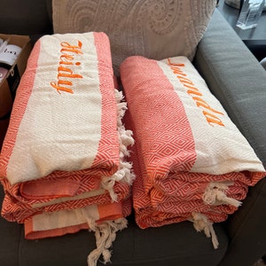 Turkish Blanketyellow and Red Blanketthrow Towelturkish - Etsy