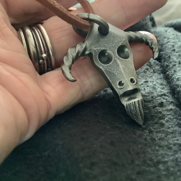 Ram Pendant, Goat, Handmade, Forged, Blacksmith, Pendant, Jewellery ...
