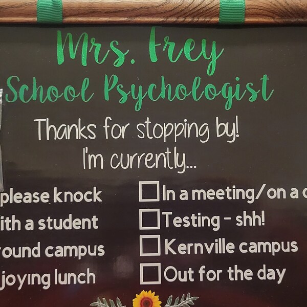 School Psych Door Sign,school Psych Location Sign,where is the School ...