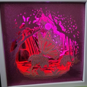 Customize Memorial Day Shadow Box Files Paper Cut Light Box - Etsy