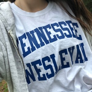 CUSTOM College Shirt Customized School Group Block Lettering Custom ...