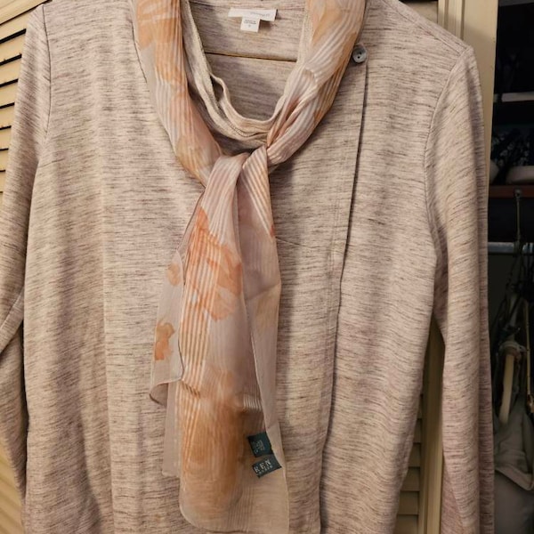 Vintage Silk Scarf Unusual Pattern Square 32 Inch Fashion Accessories ...