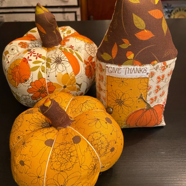 Fabric Pumpkin Patch PDF Pattern - Etsy