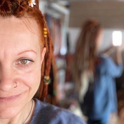 Purple Mushrooms Dreadlock Beads Set Set of 2 Poisonous - Etsy