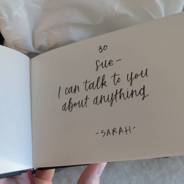 Book of Reasons Why We / I Love You / Handwritten / Personalised Gift ...