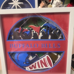 3D FOOTBALL SVG -SPORTS Shadow Box Svg -layered Cardstock Svg - for ...