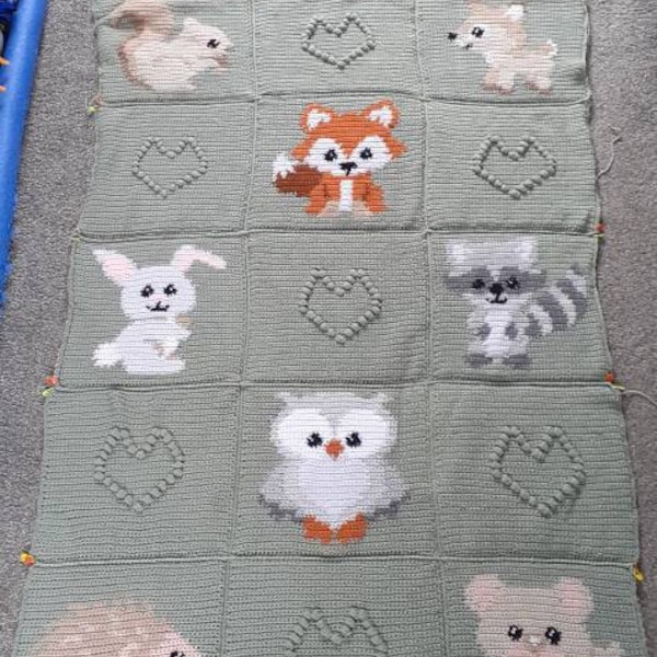 INSTANT DOWNLOAD - Farm Animals - Barnyard Animals - Crochet Graph ...