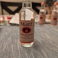 Custom Titos Vodka Mini Label, Personalize Tito's 50ml Mini Label. Free ...