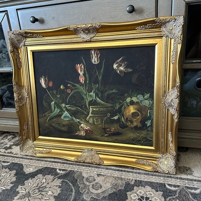 4.25 Gold Fancy Gold Ornate Picture Frame Photo Art - Etsy