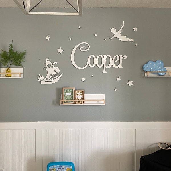 Peter Pan Nursery Decor Peter Pan Baby Nursery Personalized Nursery ...