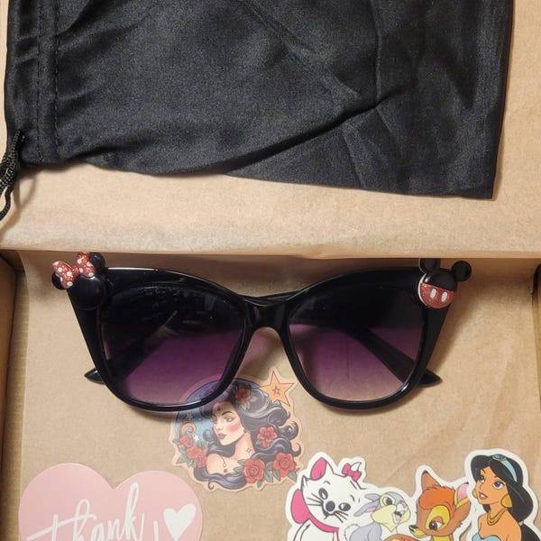Custom Buzz Lightyear Woody and Dinosaur on Pink Blinged Sunglasses ...
