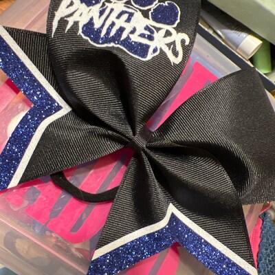 School Spirit Bow High School Cheer Team Bow Custom Hair Bow Cheer Bows ...