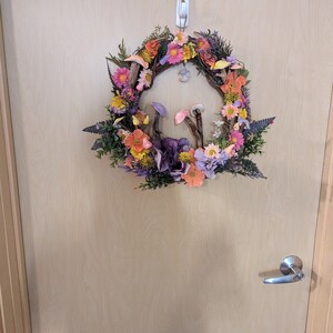 Intention Set Lg Mushroom Wreath/ With Spell-jar/ Crystals and - Etsy