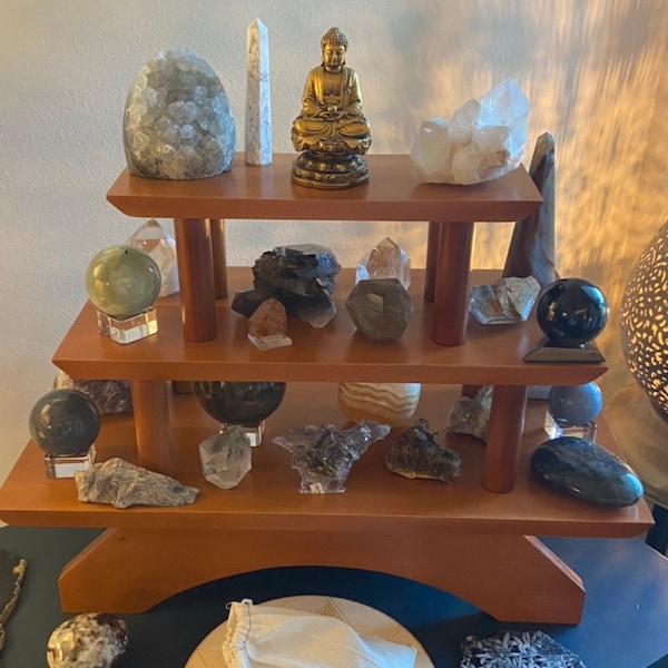 Puja Table. Meditation Shrine. Prayer Table. Meditation Altar. Tea ...