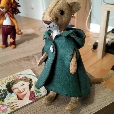 Charlotte Fox's Cloak PDF Pattern, Felt Cloak Pattern, Miniature ...