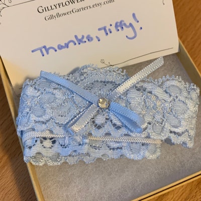 Something Blue Wedding Garter Blue Bridal Garter Blue Lace - Etsy