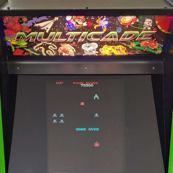 Mame Arcade Multicade Marquee for Reproduction Header/backlit Sign - Etsy