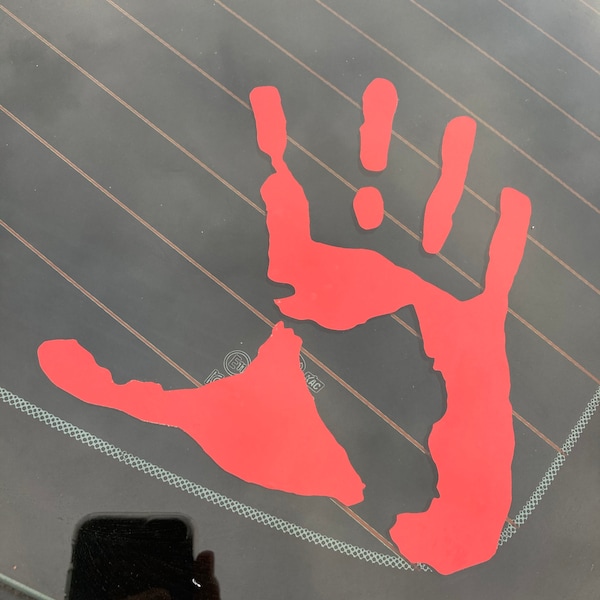 Supernatural Castiel's Handprint Decal / Supernatural / Castiel / Angel ...