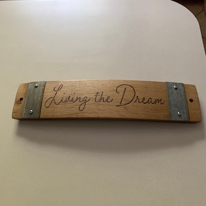 Wine Barrel Stave Signs - Etsy