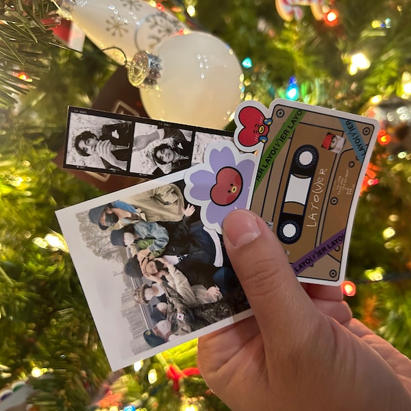 BTS V Layover Cassette Unofficial Sticker - Etsy