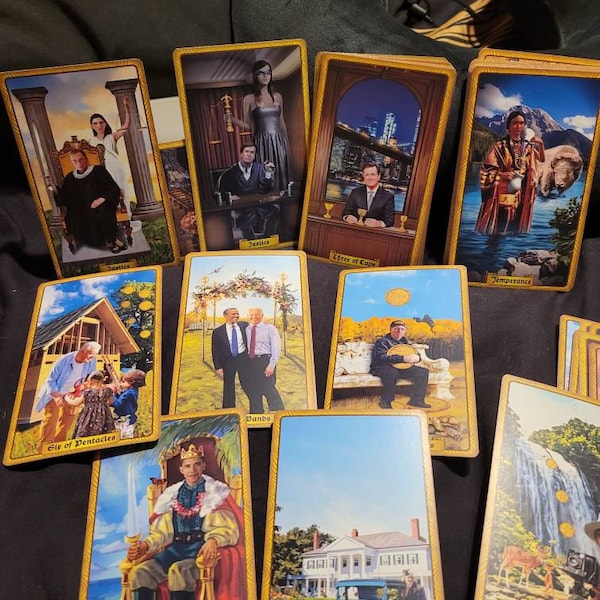 United States of Tarot Deck: Political Tarot With Guidebook - Etsy