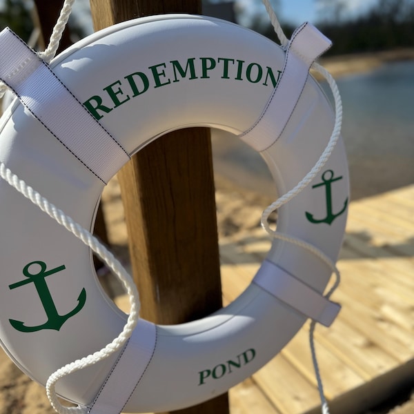 Decorative Life Ring - Custom Life Ring | Boat Wedding | Custom Boat ...