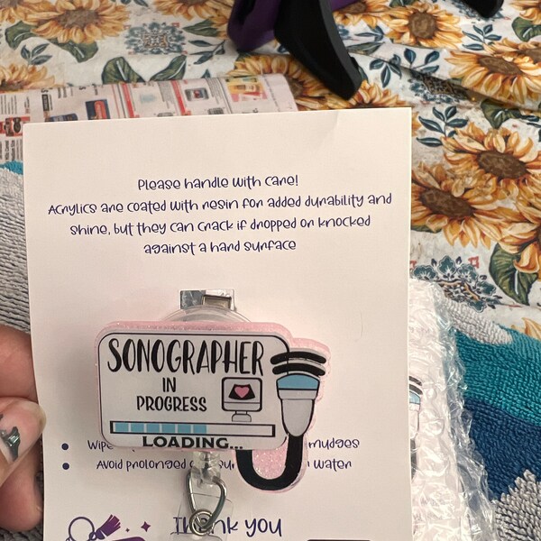 Put Some Color on It~ Ultrasound Technologist/sonographer 2" Waterproof ...