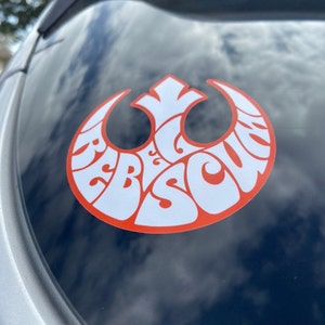 Vinyl Sticker 'rebel Scum' 9.5cm Star Wars - Etsy
