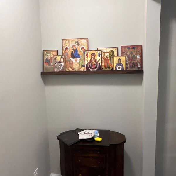 Modern Desk Photo Display, Desk Photo Ledge, Picture Display, Desk ...