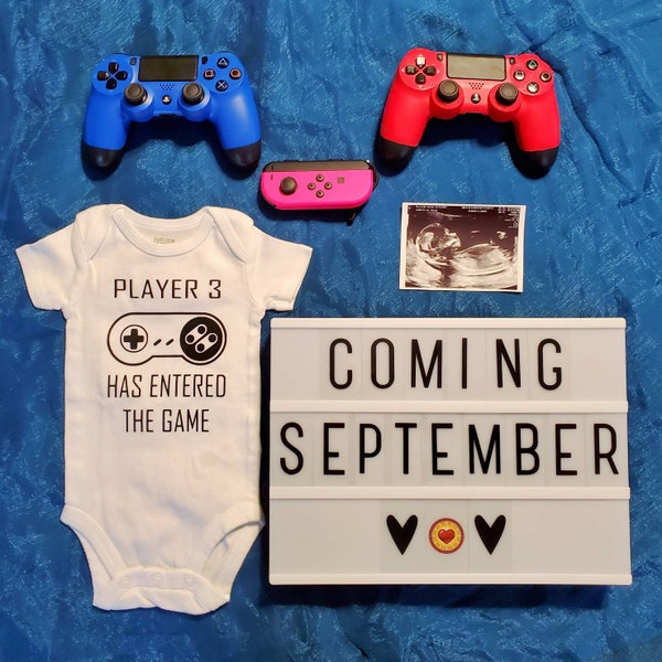 Player 3 Has Entered the Game, Baby Announcement, Pregnancy ...