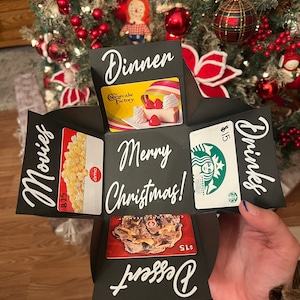 Pop Open Gift Card Box Gift Card Holder Baskets & Boxes 2023 Wedding ...