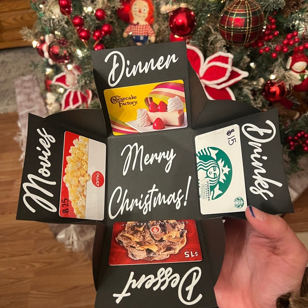 Pop Open Gift Card Box - Gift Card Holder - Baskets & Boxes - 2023 ...