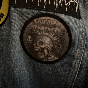 SUICIDAL TENDENCIES Official 1F One Finger Back Patch - Etsy