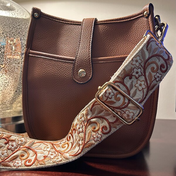 Embroidered Purse Strap Crossbody Strap for Purses Handbag Boho Bag ...