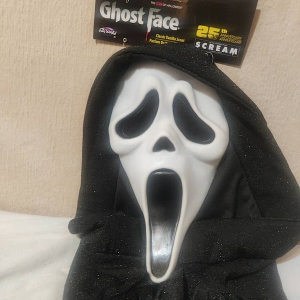 Scream 25th Anniversary Collectors Mask Ghost Face Killer by Funworld ...