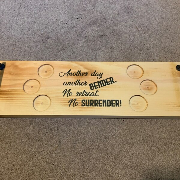 Serving Tray for Shots/personalized Tray/barware/shot Glasses/wooden ...