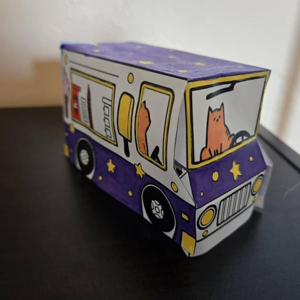 Paper Toy Cars Set 1, Printable Activity Sheets, Paper Craft Kit, Cut ...