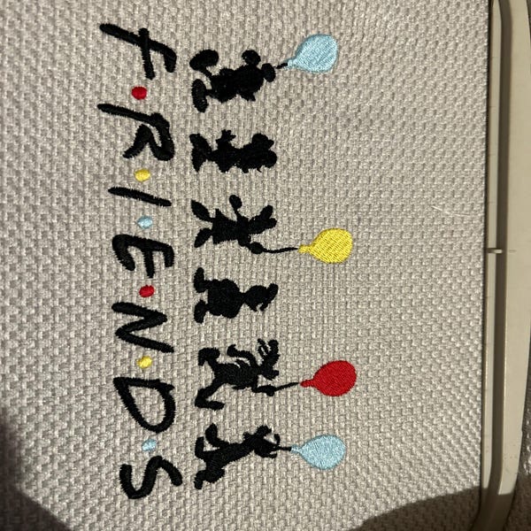 Friends TV Inspired Machine Embroidery Design - Etsy