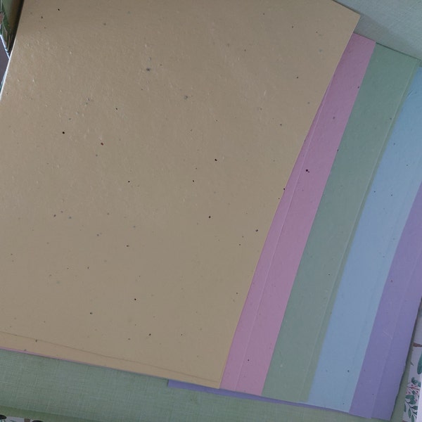 Assorted PLANTABLE Seed Paper SHAPES (pack of 15) Biodegradable Eco ...