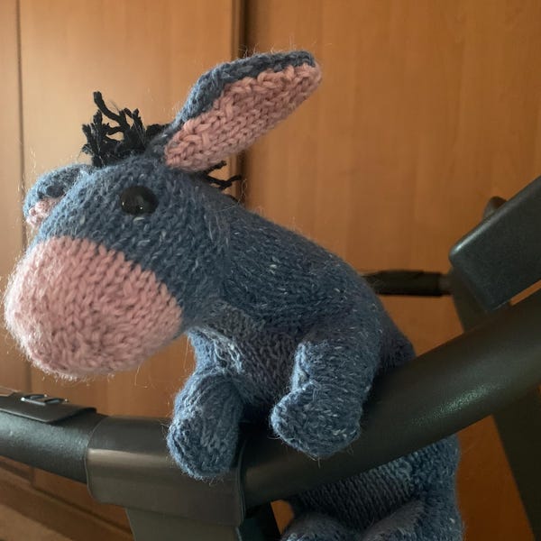 EEYORE - English Knitting Pattern - Etsy